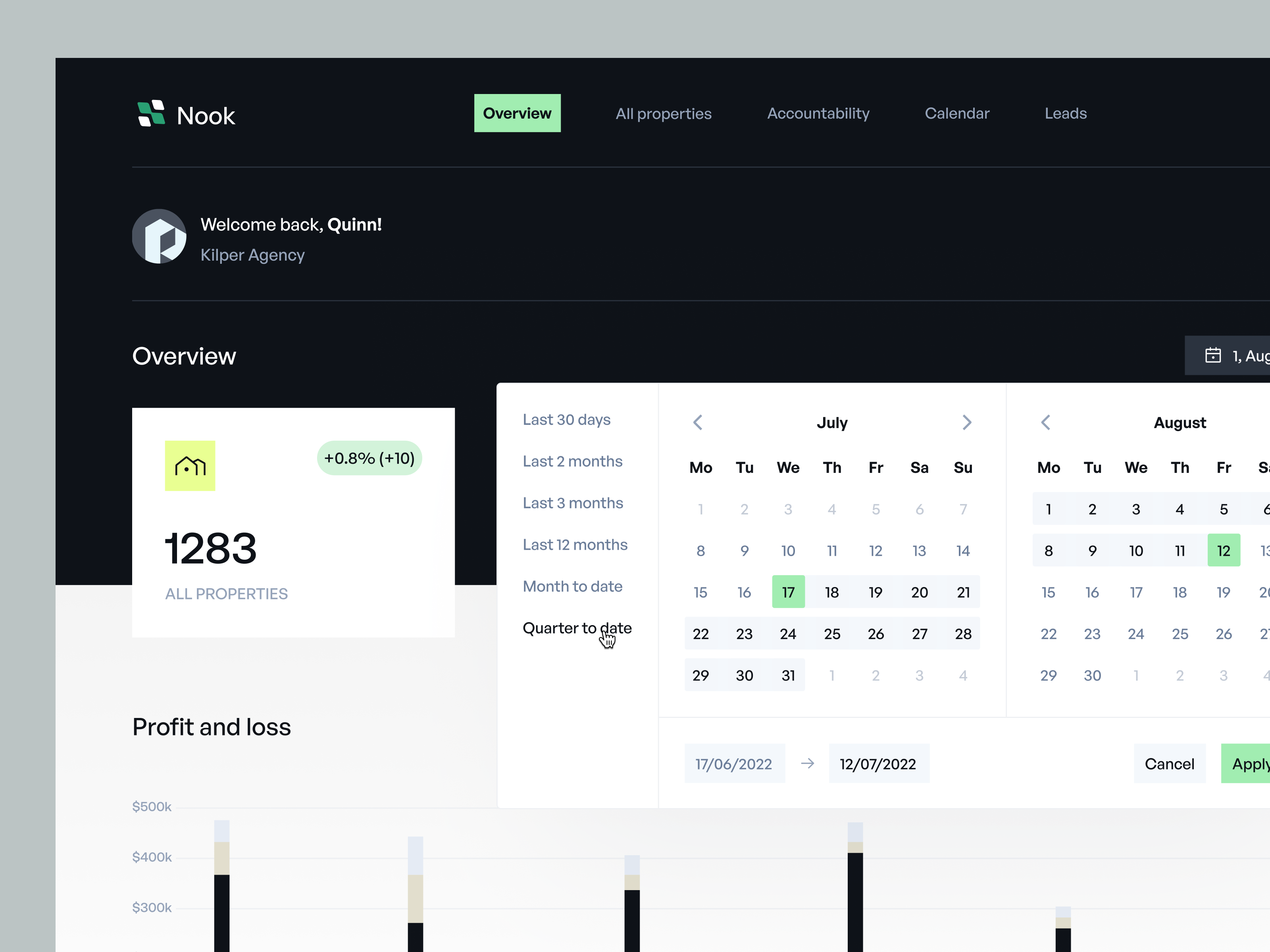 Nook • Date Range Picker Component by Juliette Lagache on Dribbble Nook • Date Range Picker Component by Juliette Lagache on Dribbble